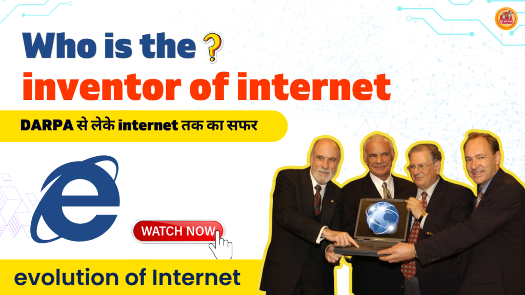 Who is the inventor of the internet ? DARPA to internet | Evolution of ...